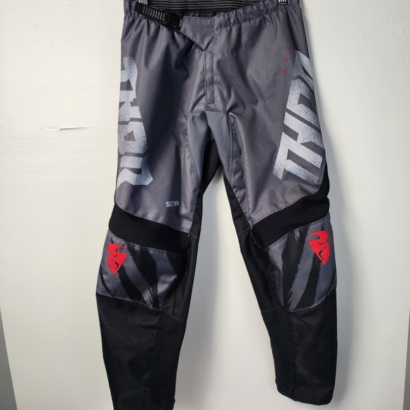 thor | Pants | Thor 222 Mx Sector Pants Tear Gray Black Adult Size 32 ...